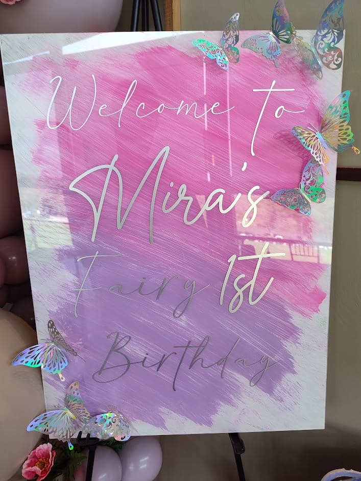 Custom Welcome Sign - Productions and Events